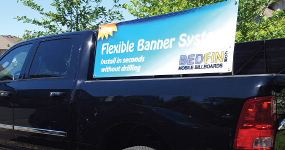 Pickup Truck Avertising Frames